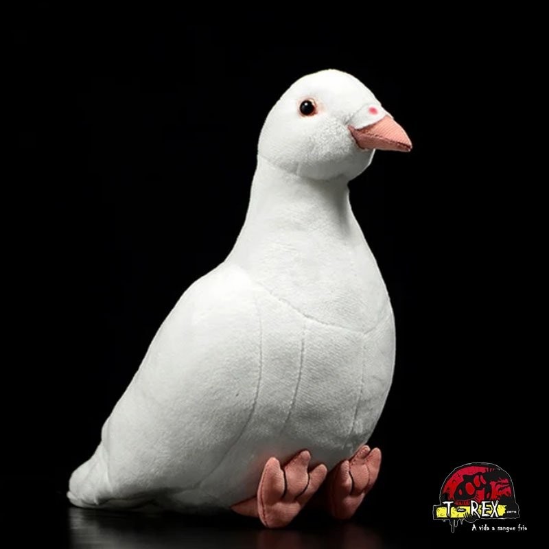 Leve para Casa o Encanto da Aves com Nosso Pombo de Pelúcia Exótico!
